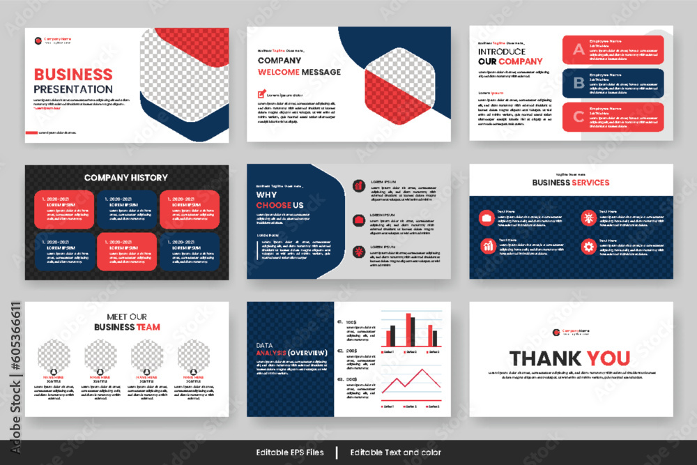 Vecteur Stock Presentation template for promotion, advertising, flyer ...