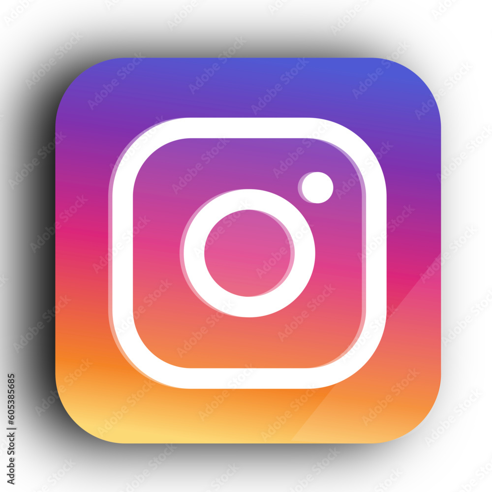 Vetor de Instagram threads logo.instagram button symbol.Insta logo ...