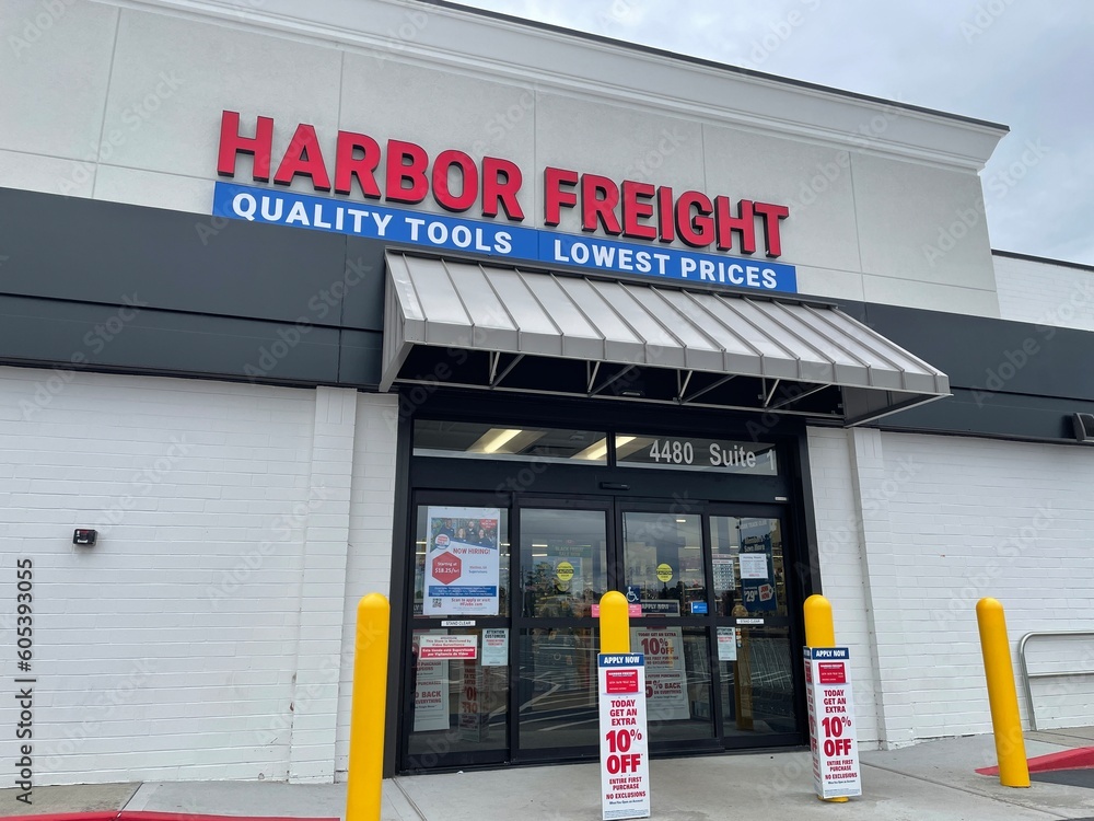 Harbor Freight retail store exterior front view Stock Photo | Adobe Stock
