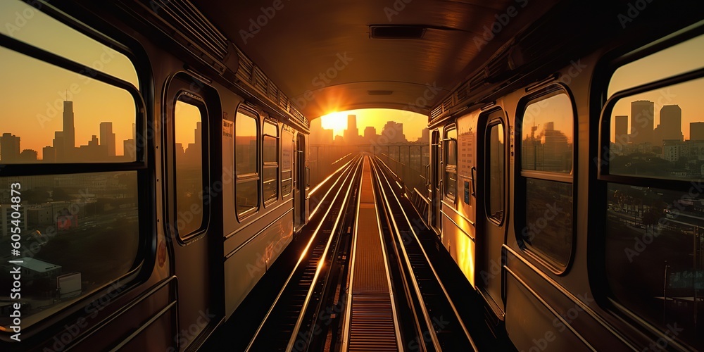 AI Generated. AI Generative. Photo Illustration of under mrt bts ...