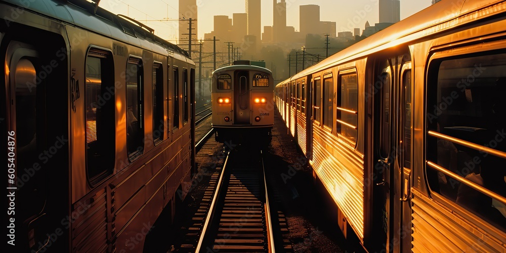 AI Generated. AI Generative. Photo Illustration of under mrt bts ...