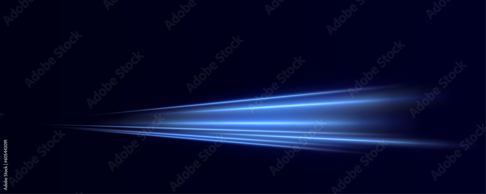 Luminous blue lines png of speed. Light glowing effect png. Abstract ...