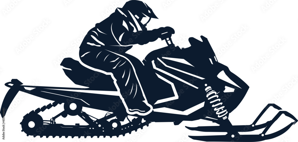 snowmobile silhouette, snowmobile logo, snowmobile race logo, racing ...