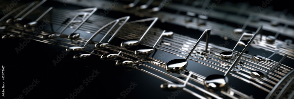 art background with the image of musical signs and elements of musical ...