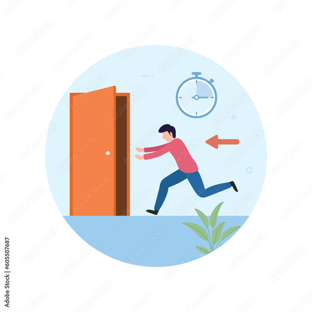 Leave before flooding starts. Flood safety tips vector illustration ...