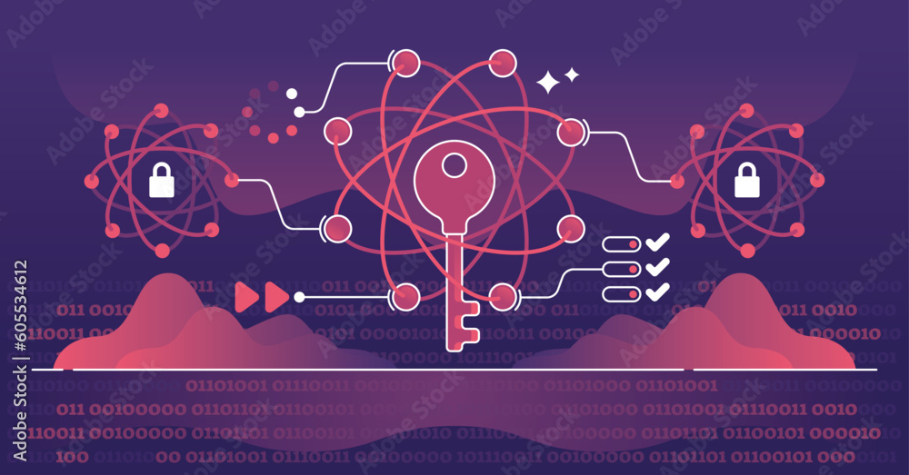 Quantum cryptography as encryption method using mechanics outline ...