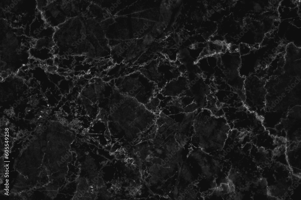 Black Grey Marble Texture Background In Natural Pattern With High