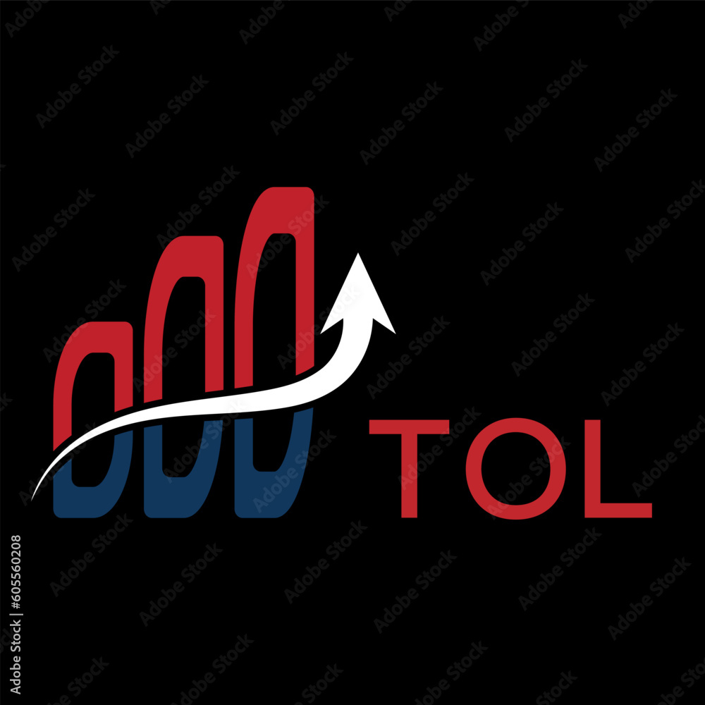 TOL letter logo.TOL Red and Blue Shield Emblem Logo Template.TOL ...