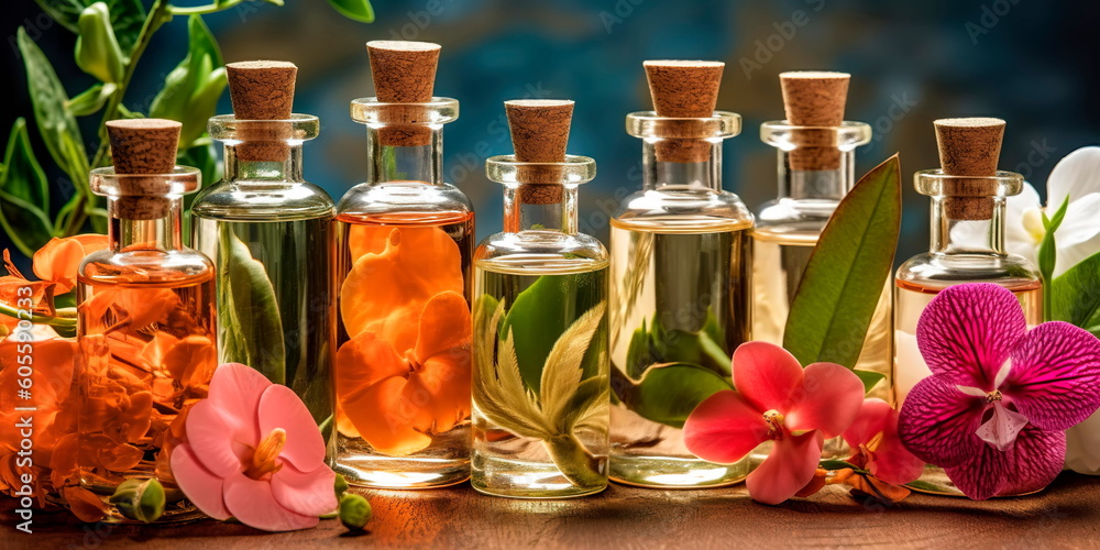 natural perfumes derived from botanical essences, highlighting the ...