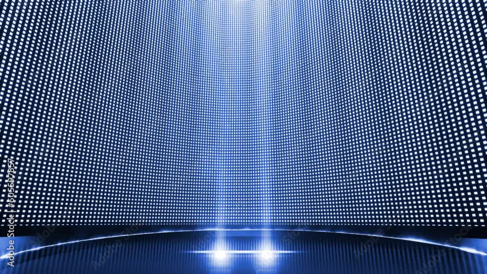 Stage Blue Awards with sliding spotlights, Particle Background Loop ...