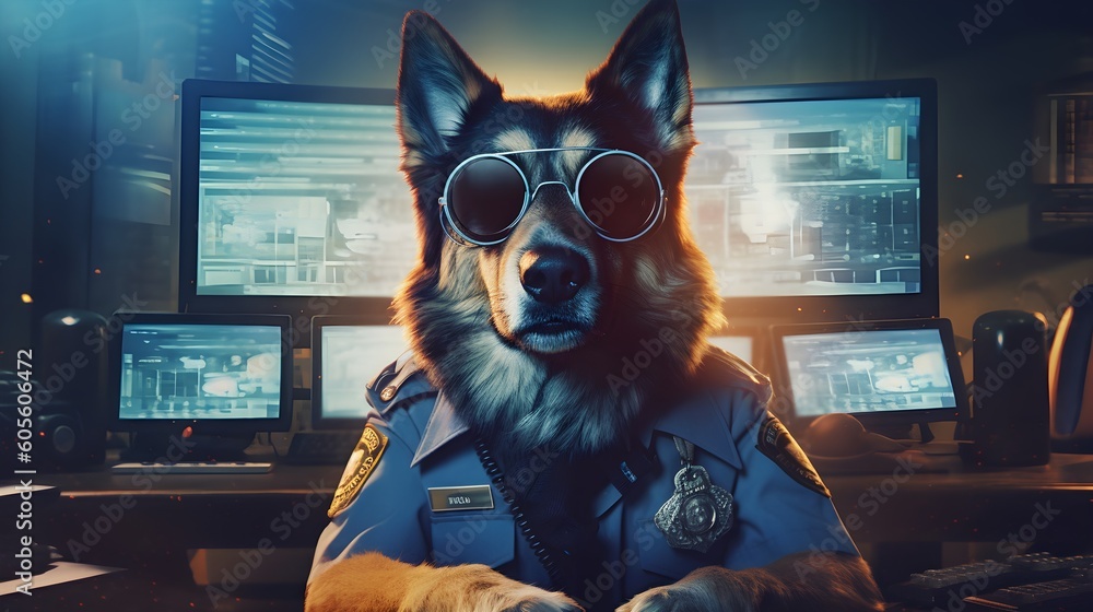 Dog Investigator in Police - Portrayal of Intelligence and Dedication ...