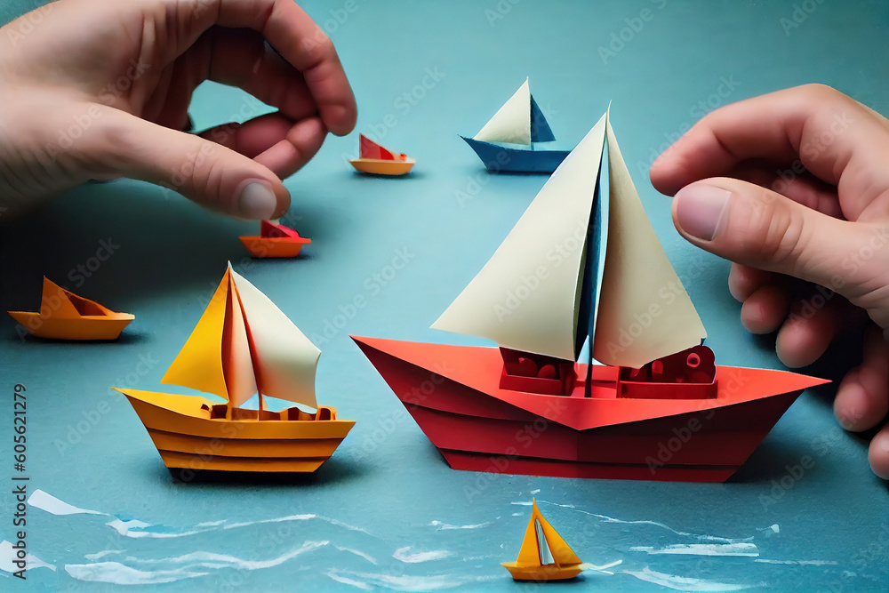 Made with his own hands. Children's art project, a craft for children ...
