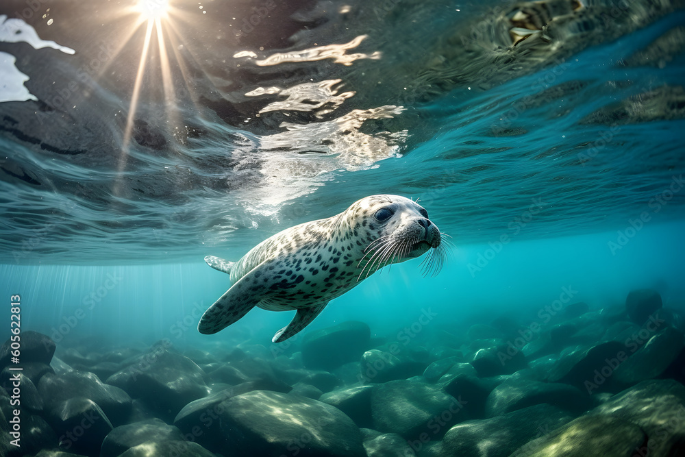 Seals are a group of semi-aquatic marine mammals that belong to the ...