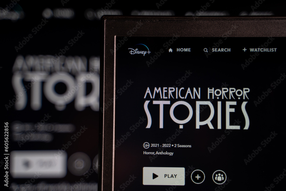 Foto de American Horror Stories tv series poster on Disney Plus site ...