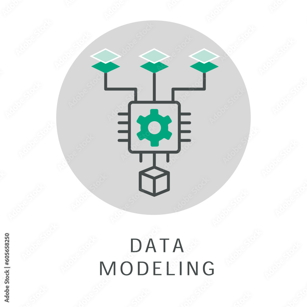 Data modeling icon. Logical data modeling, Physical data modeling ... Data modeling icon. Logical data modeling, Physical data modeling ...