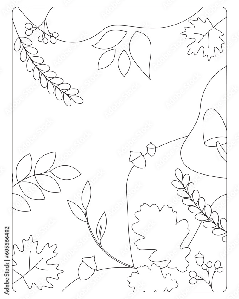 Autumn Coloring Pages for Kids, Autumn Coloring pages, kids Coloring ...