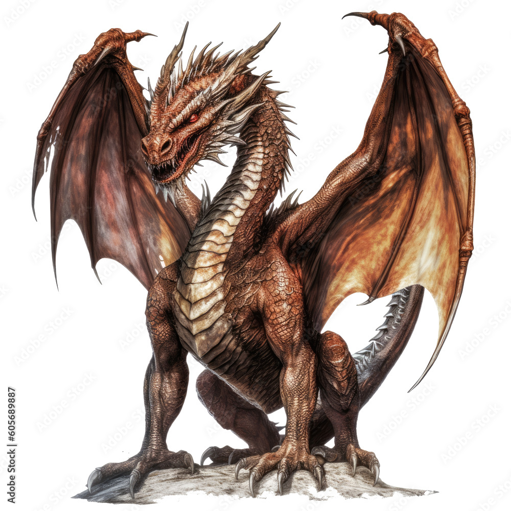 Majestic Avian Dragon with Beautiful Feathers, Powerful Build, and ...