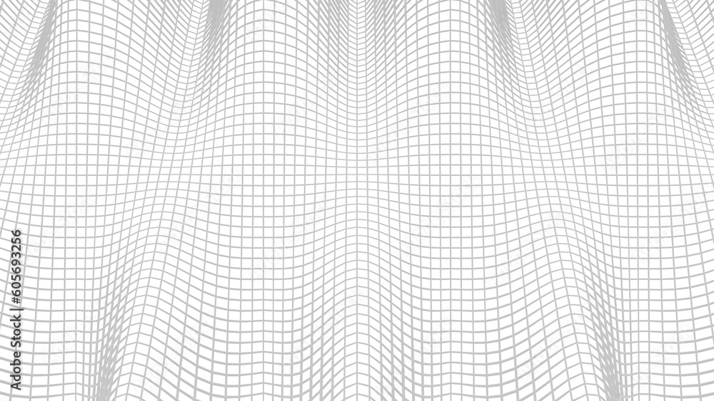 3d rendering of abstract curve white wireframe background looks like ...