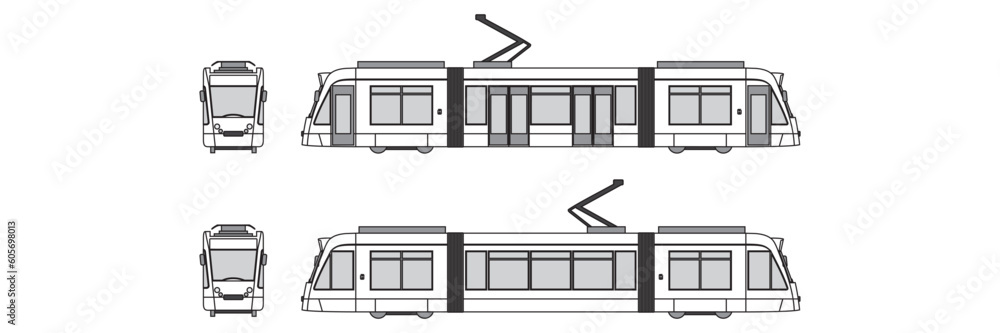 subway outline, year 2000, metro transportation, isolated white ...