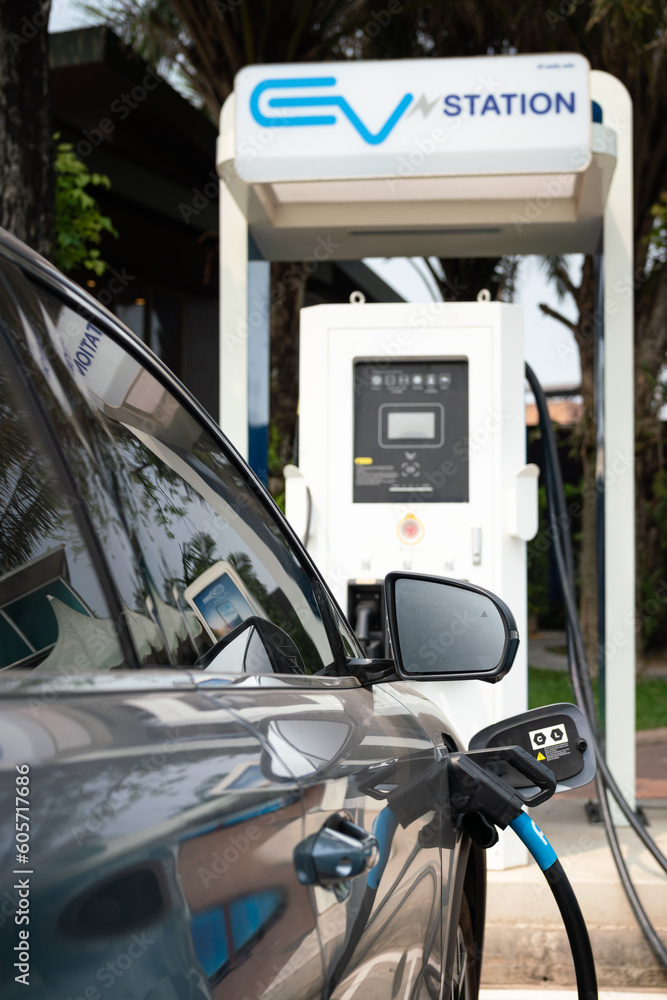 Thailand - April 2023 : BYD Atto 3, the new famous modern design EV car ...