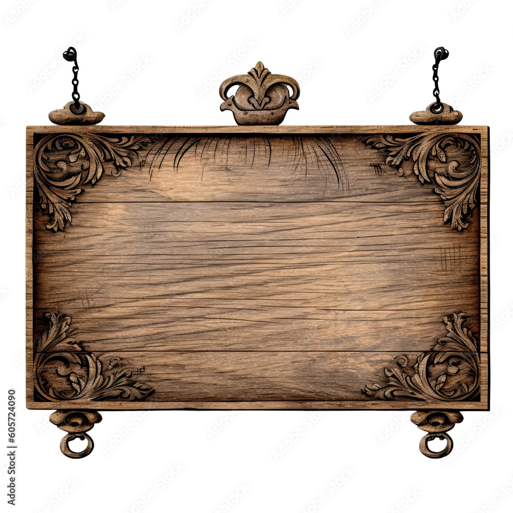 empty old wooden sign clip , old wooden board isolated on white ...