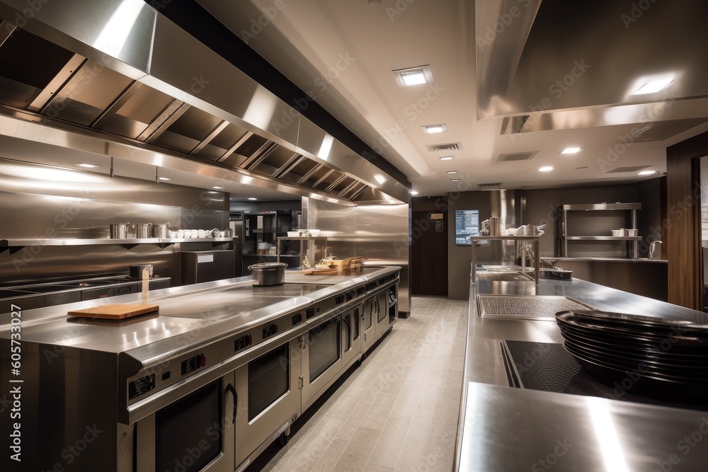 high-volume kitchen with diverse culinary offerings, including fresh ...