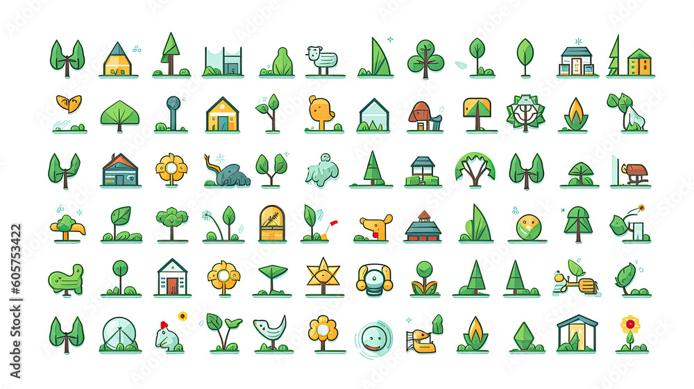 Green energy, environmental awareness and recycling logo icon ...