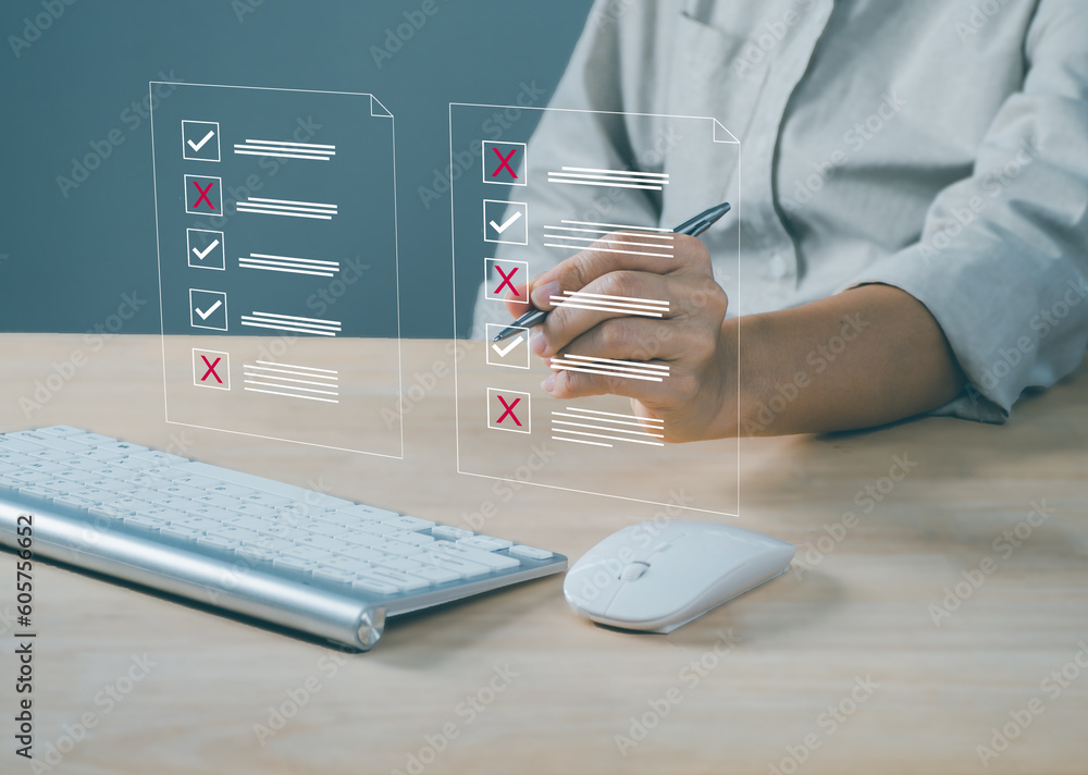 Document management system DMS. Assessment form, questionnaire ...