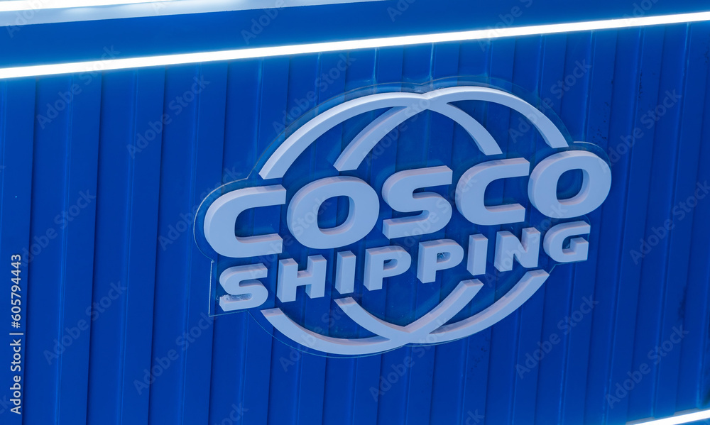 Chongqing, China-May 19th 2023: logo and brand name of China Ocean ...