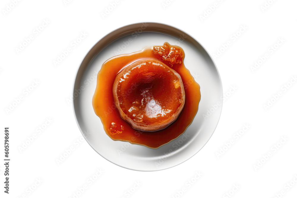 Dulce De Membrillo Quince Paste, Peruvian Cuisine. Isolated On ...