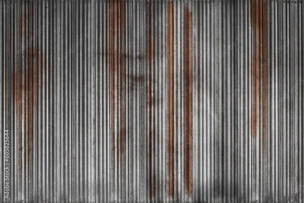 wallpaper for seamless rusted corrugated sheet metal pattern ...