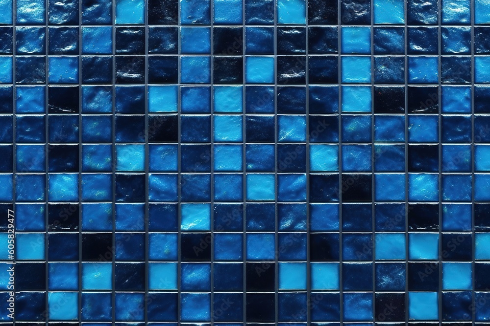 wallpaper for seamless small shiny deep pacific blue ceramic tile wall ...