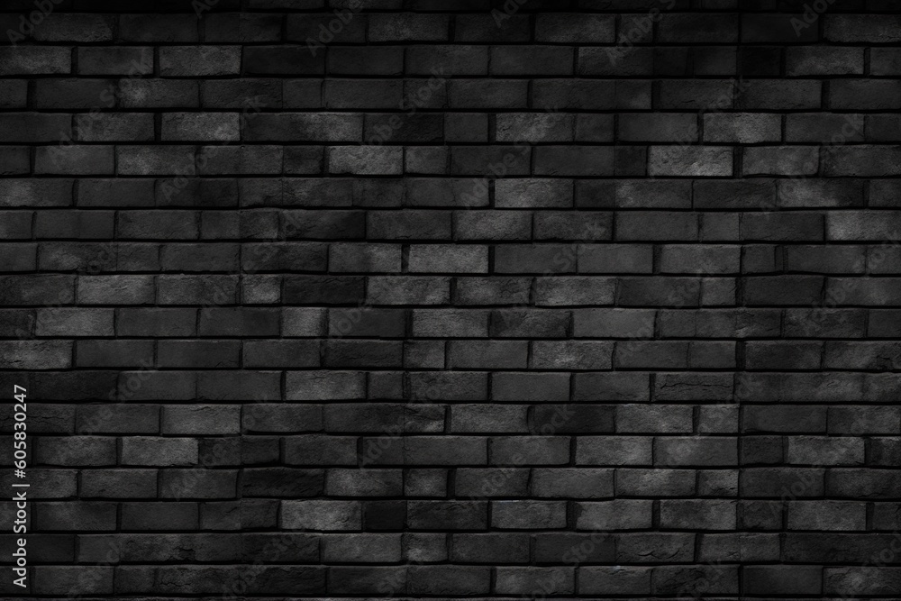 wallpaper for seamless dark black rough old subway brick wall ...