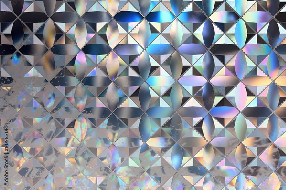 wallpaper for seamless holographic iridescent silver diamond birthday ...