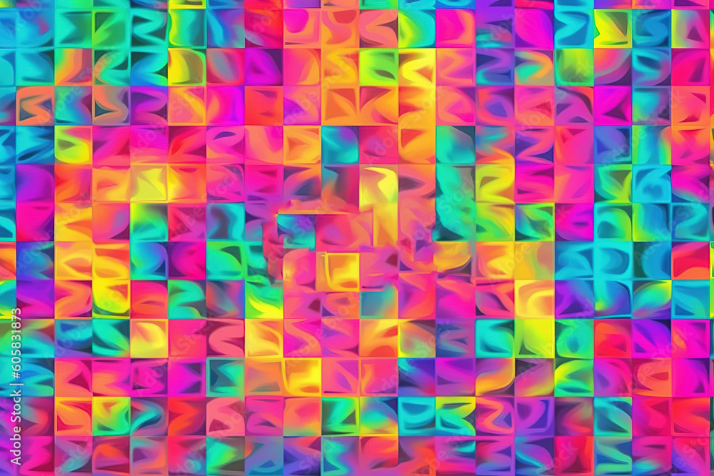 wallpaper for seamless psychedelic rainbow ombre heat map marble tile ...