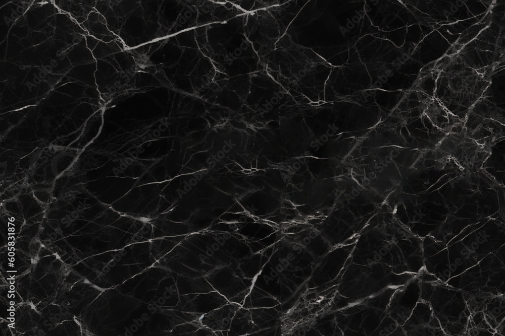 wallpaper for seamless stylized black cartoon marble with white veins ...