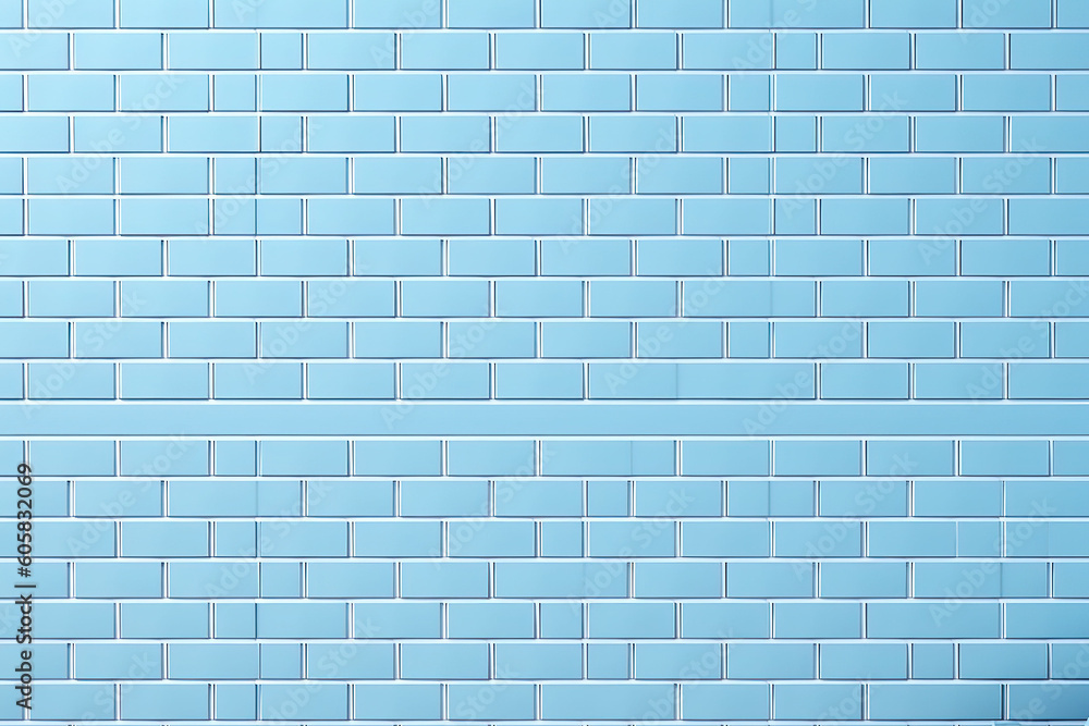 wallpaper for tranquil blue smooth ceramic brick wall seamless ...