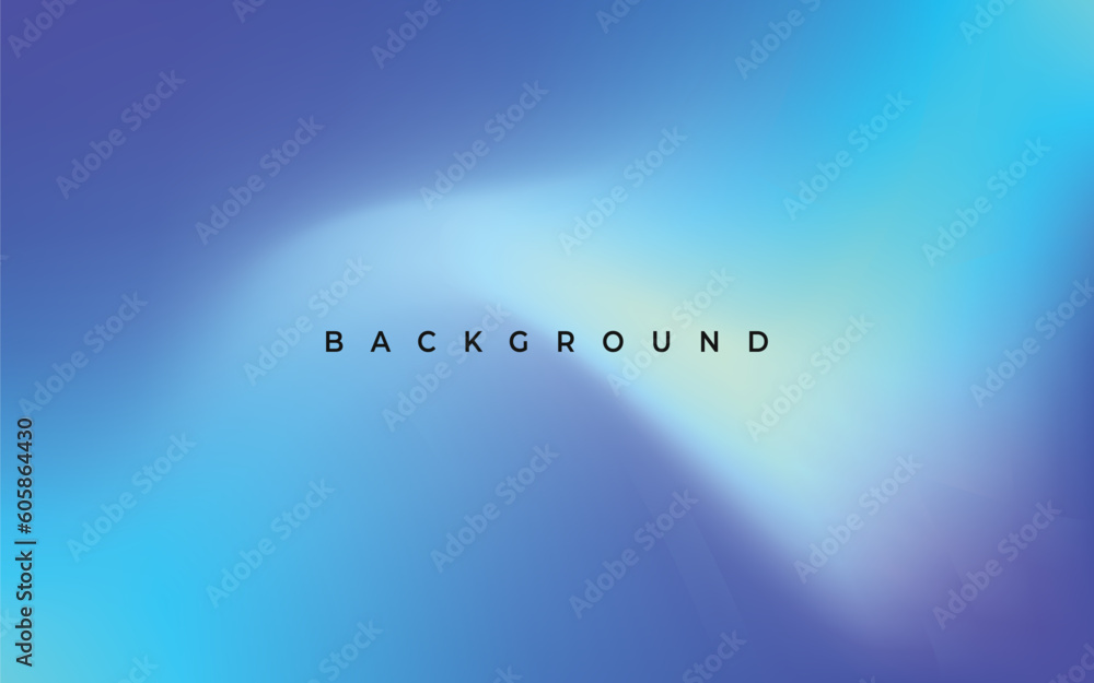 gradient blue background template design with curve light effect vector ...