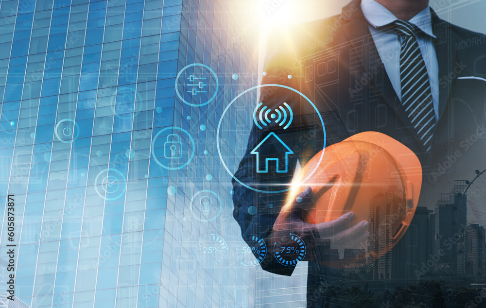 Foto de iot, architect, technology, blueprint, engineer, builder ... Foto de iot, architect, technology, blueprint, engineer, builder ...