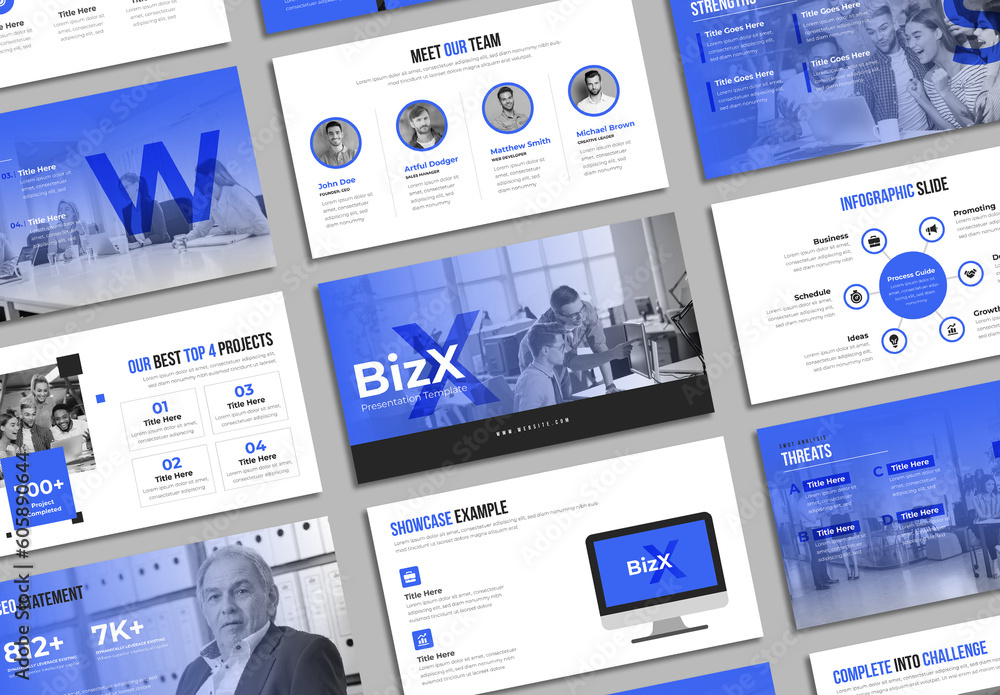 BizX Business Management Template Stock Template | Adobe Stock