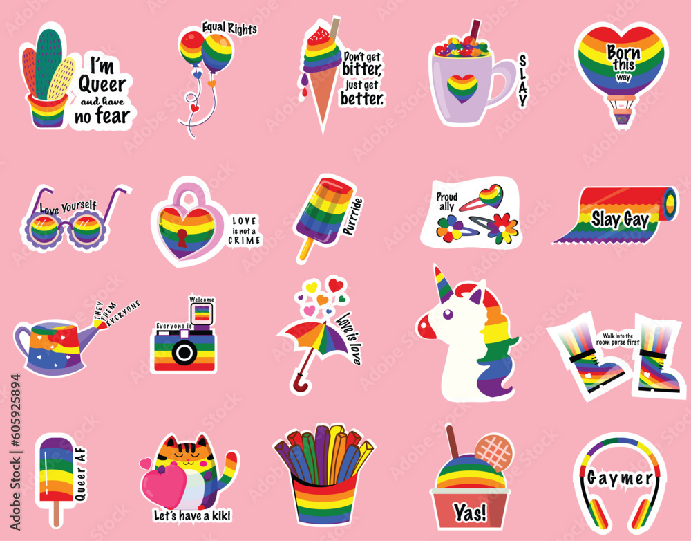 Pride is for everyone, We're here. We're queer. Pride Month. Let's have ...