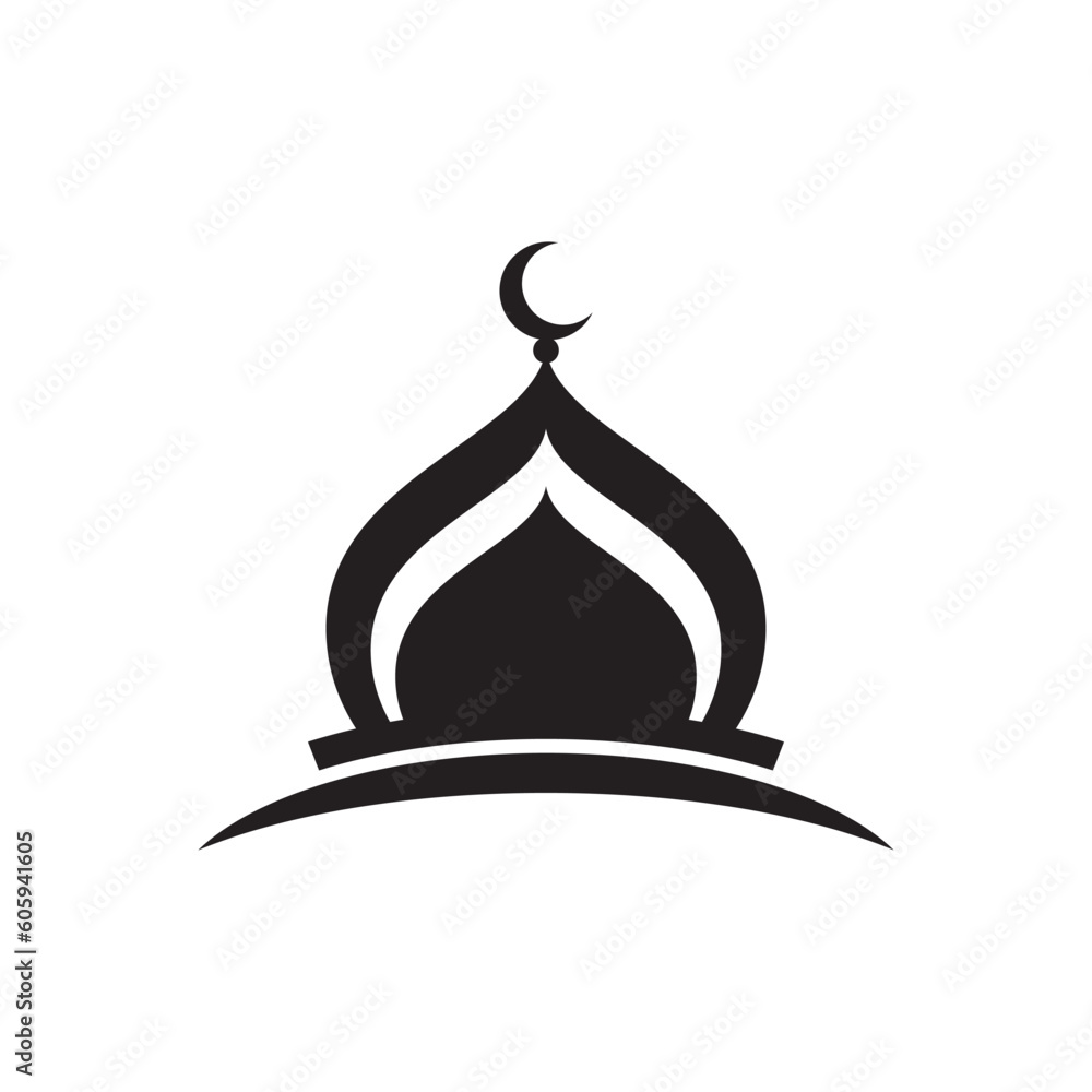 Mosque logo images illustration Stock Vector | Adobe Stock