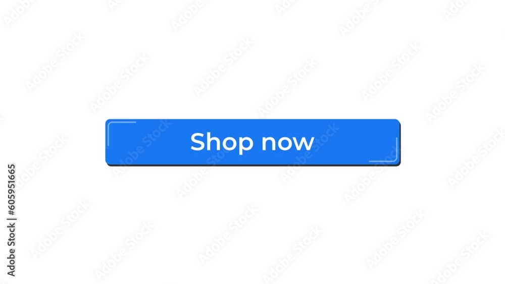 Shop now animated text button. Luma matte with transparent background ...