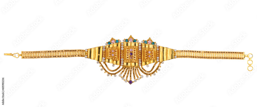 Rajasthani traditional jewellery punchi wear on triceps Stock Photo ...