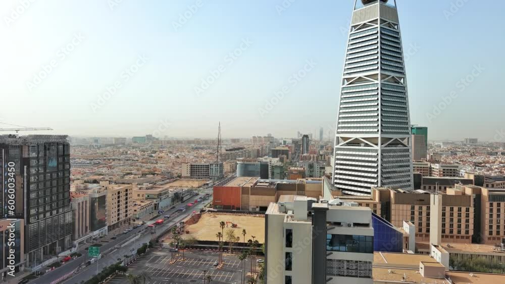 Riyadh: Aerial view of capital city of Saudi Arabia, modern city ...
