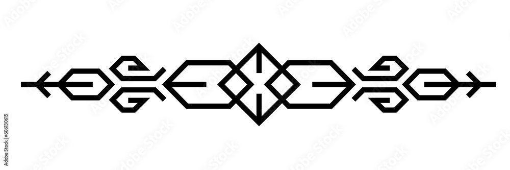 Abstract luxury PNG boarder. Art deco, vintage design element, pattern ...