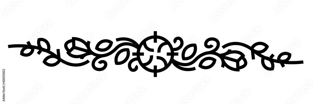 Abstract luxury PNG boarder. Art deco, vintage design element, pattern ...