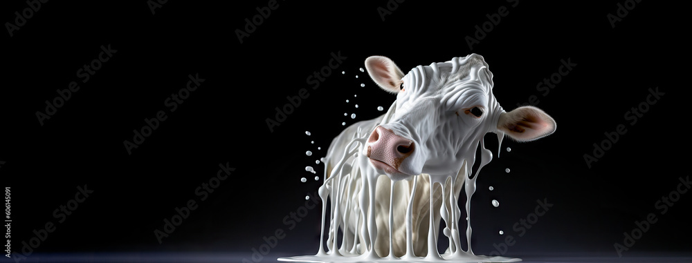 Cow Made of Milk, A Powerful Symbol of Animal Rights Portrayed by a ...