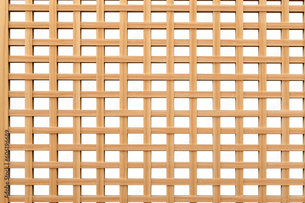 seamless wood lattice grid texture on plain white background Stock ...