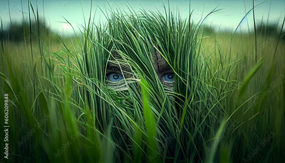 Generative AI surreal render of mythical eyes Stock Illustration ...